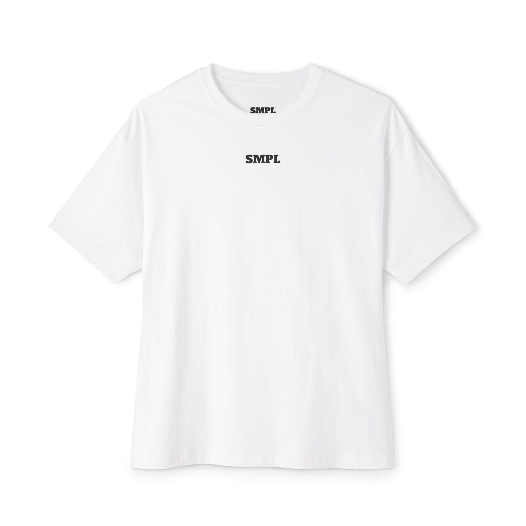 SMPL Logo Tee | White Oversized T-shirt - Etsy