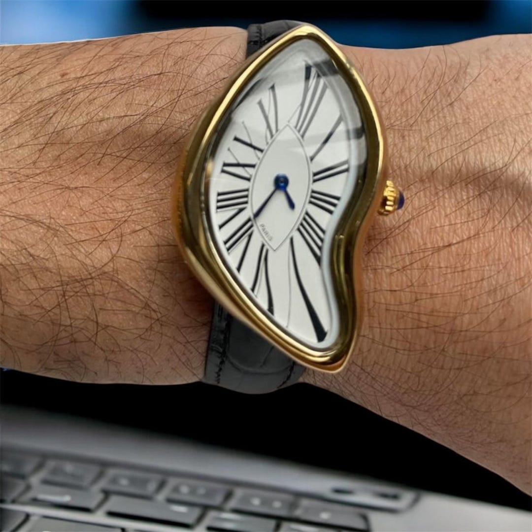 Medieval Alien Y2K Watch Unisex – Melted & Twisted Alien Quartz Watch ...