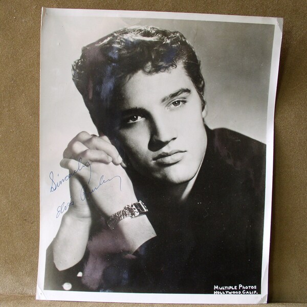 Elvis Presley Autograph - Etsy