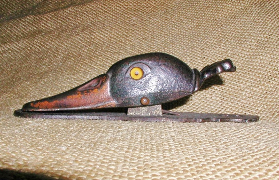 Vintage Duck Head Note Clip - Decoy - Desk, Letter - Clip ... Judd Mfg ...
