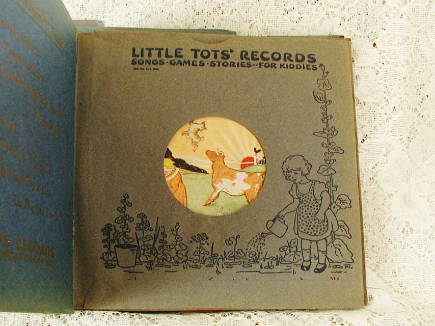 Little Tots Nursery Records 5 Record Album Books 1930 - Etsy.de