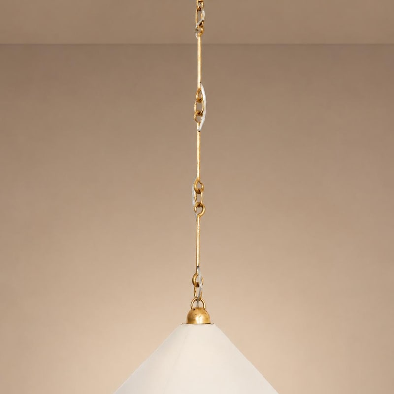Brass Cone Shade Pendant - Etsy
