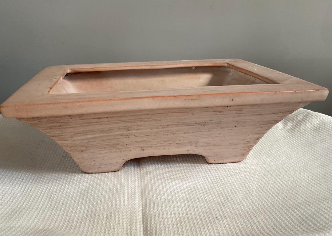 Vintage Mc Affee Rectangular Glazed Terra Cotta Planter California ...