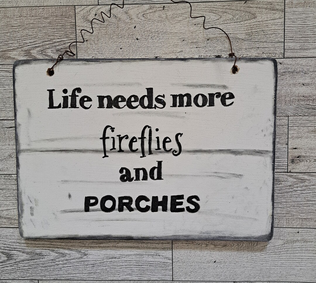Fireflies, Firefly, Porch,porches,patio, Summer, Handmade, Hand Painted ...