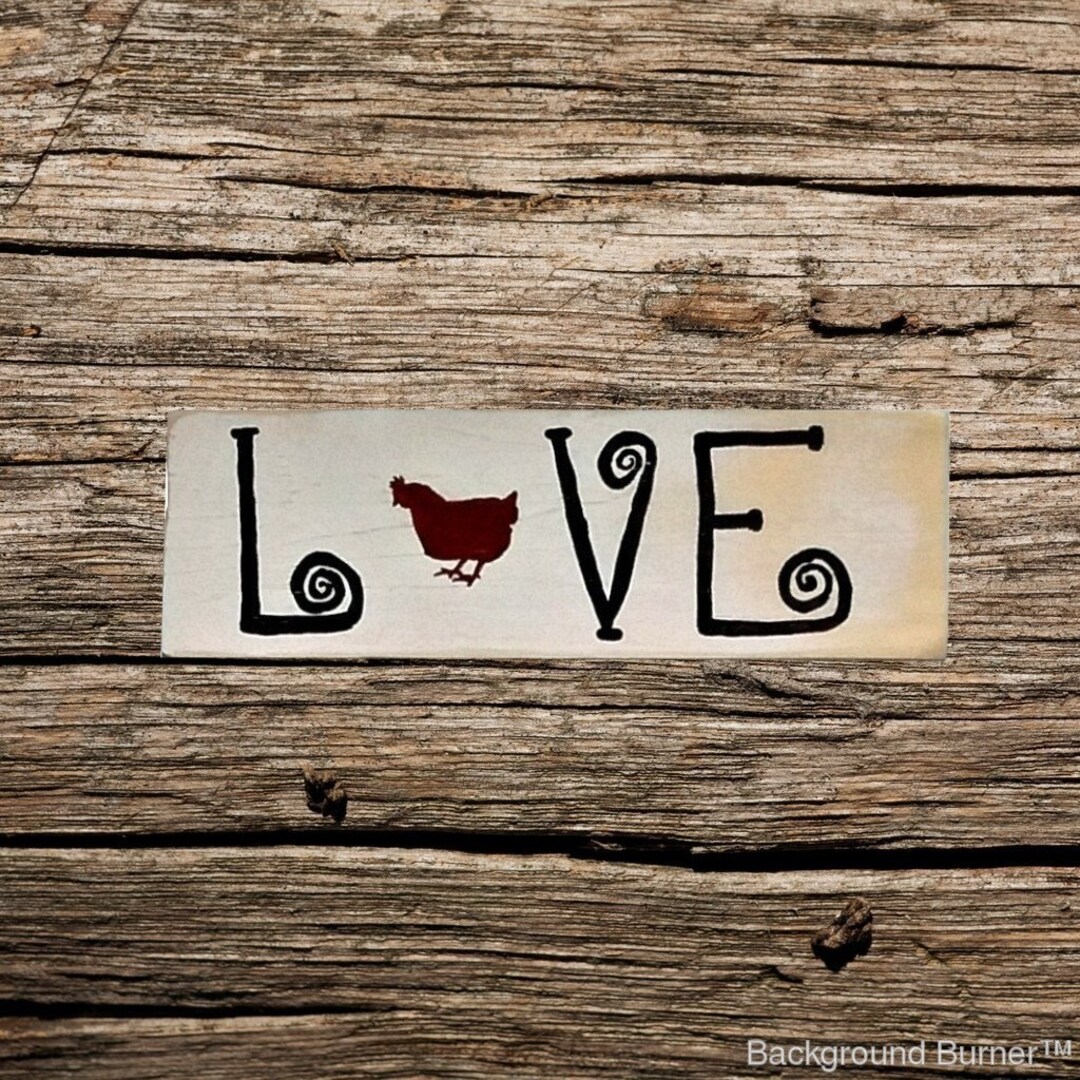 Handmade Rustic Country Sign - Holiday Gift for the Chicken Lover ...