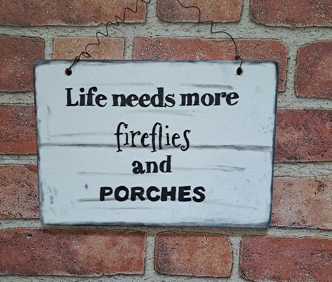 Fireflies, Firefly, Porch,porches,patio, Summer, Handmade, Hand Painted ...