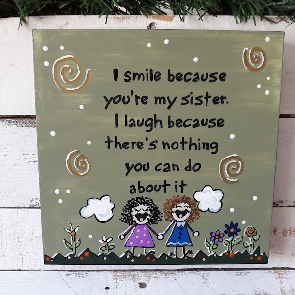 Sisters Wood Sign - Etsy