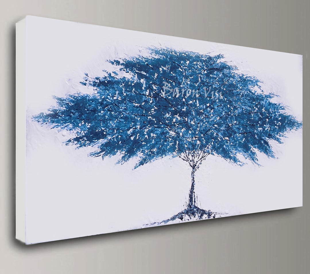 Abstract Painting Acrylic Painting Art Painting Teal Blue - Etsy UK