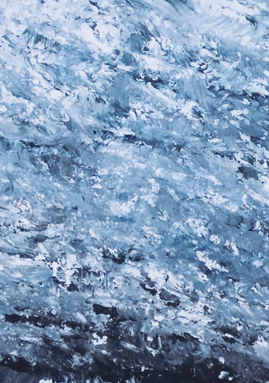 Blue Painting Abstract Painting Acrylic Painting Art - Etsy