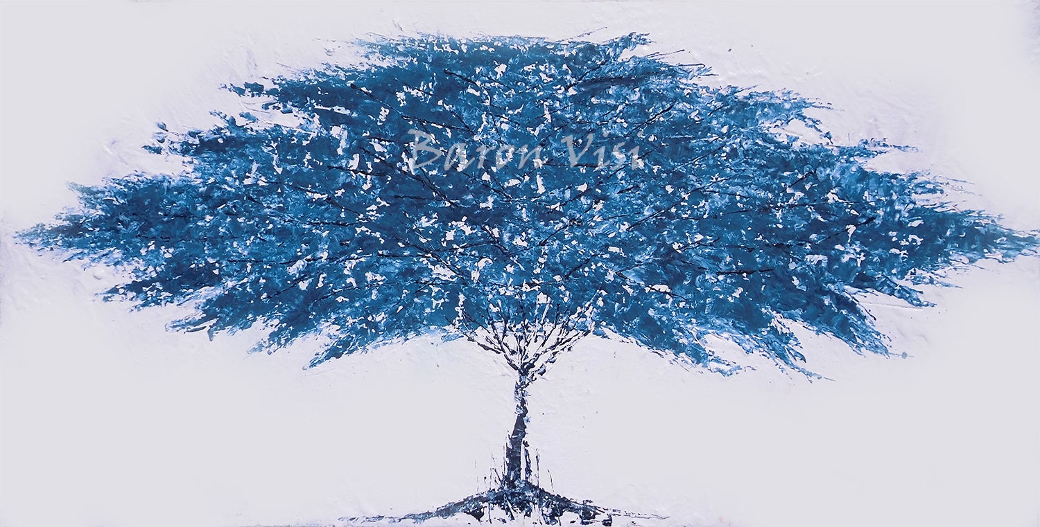 Abstract Painting Acrylic Painting Art Painting Teal Blue - Etsy UK