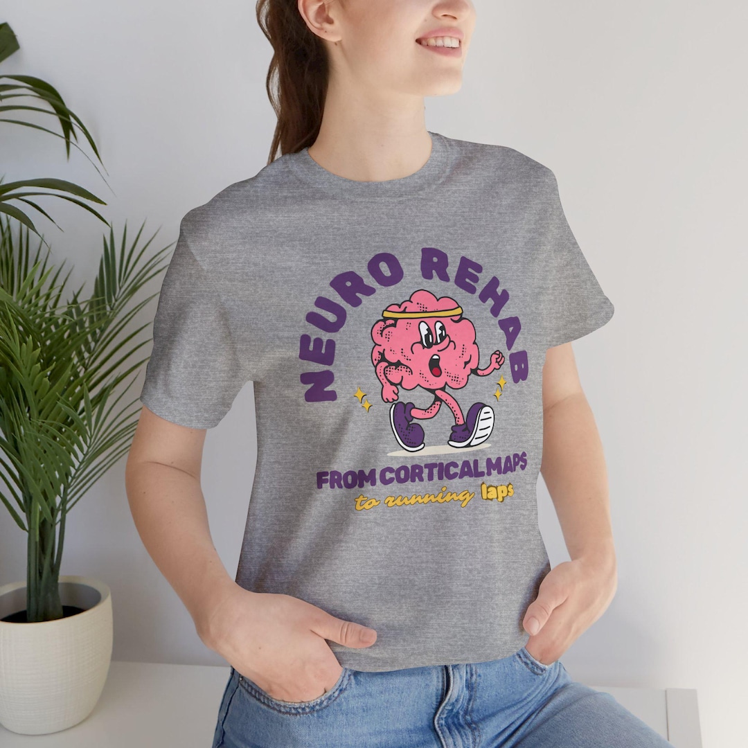 Neuro Rehab Brain Cartoon Tee | From Cortical Maps Rehabilitation ...