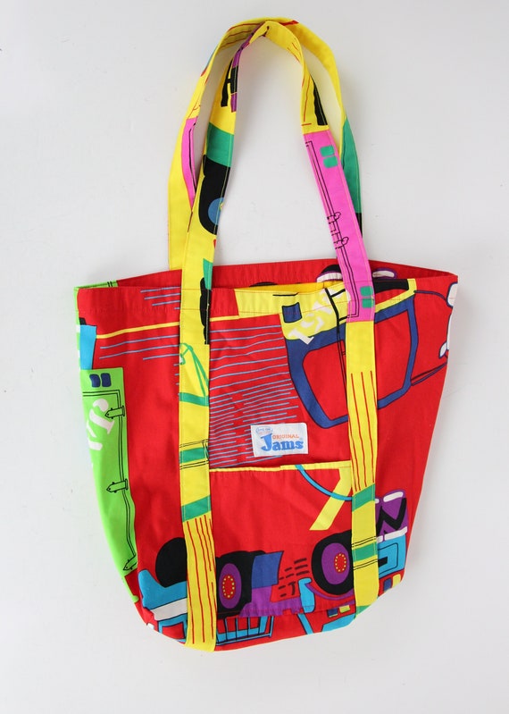 Vintage Original Jams Retro Funky 80's Print Surf Sho… - Gem