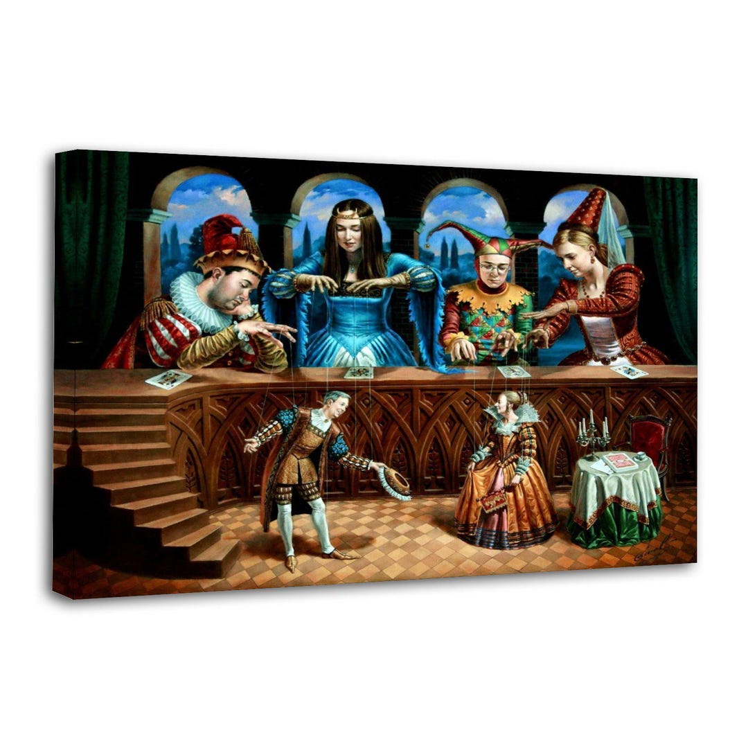 Michael，cheval Surreal Art of Diplomacy Painting on Canvas Wall Art ...