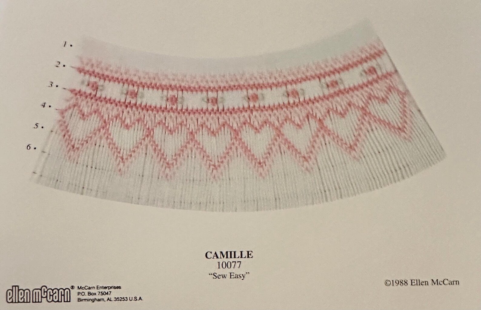 Ellen Mccarn Smocking Plate - CAMILLE - Free Shipping - Etsy