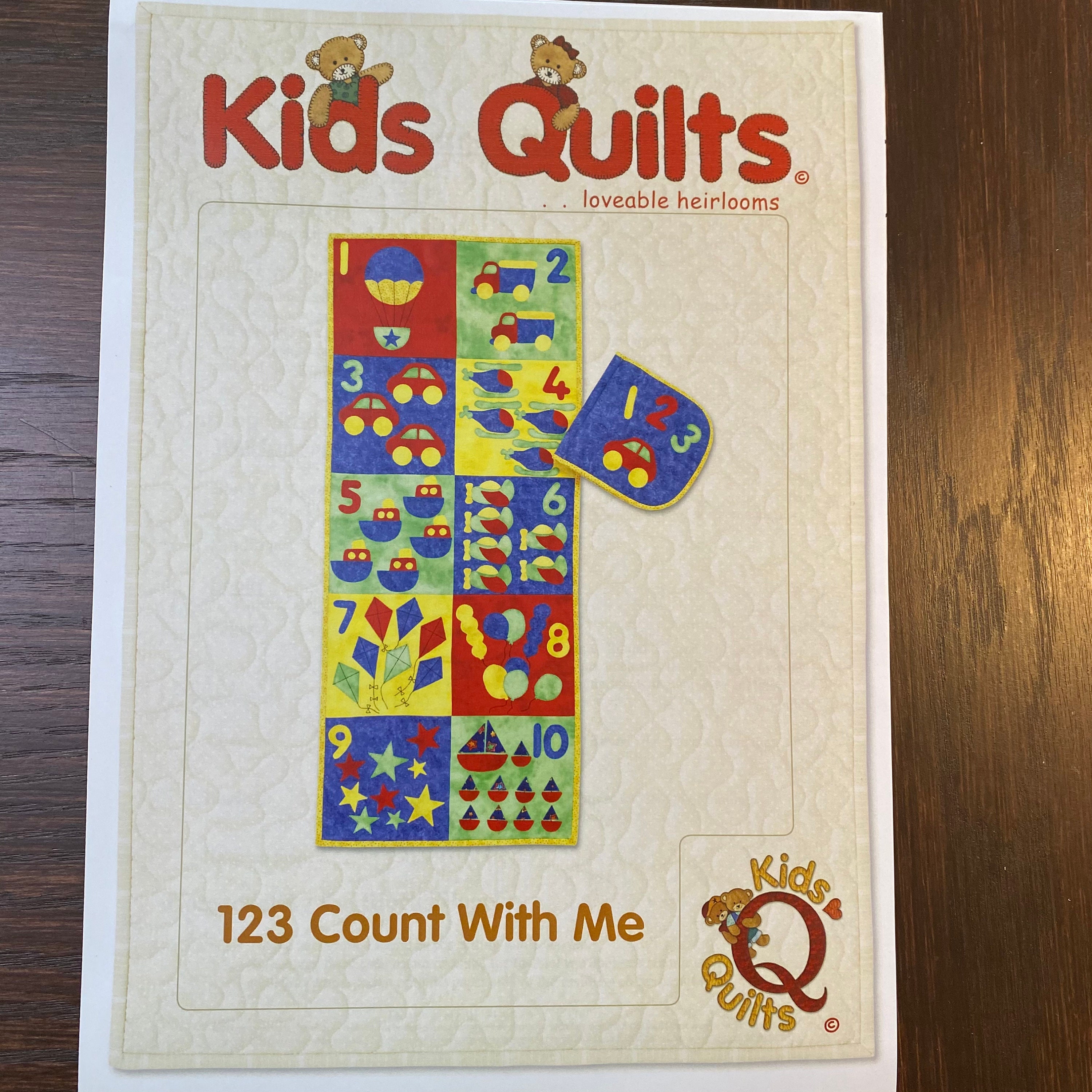123 Count With Me Quilt Pattern by Kids Quilts. Inc. - Etsy