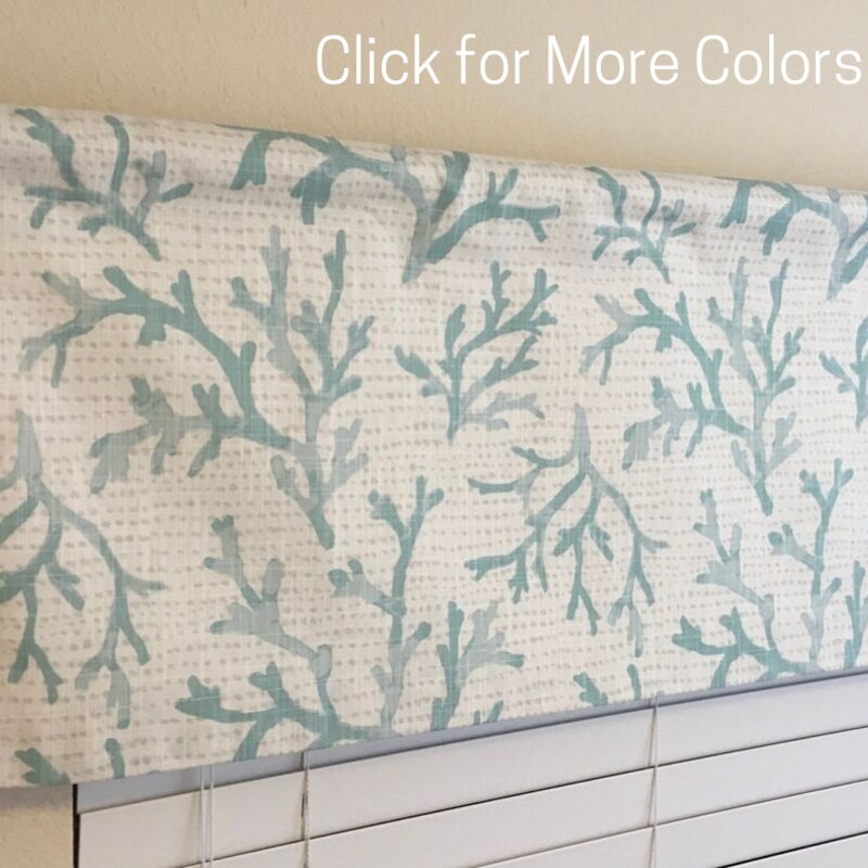 Coral Valance - Etsy