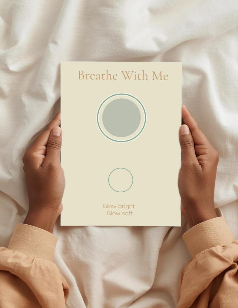 Glow Breath | Printable Calming Card for Kids | Autism & ADHD Support ...