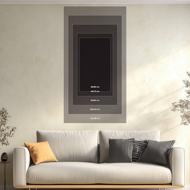 Majestic Deer in Misty Forest View Through Rustic Wood Frame Canvas ...