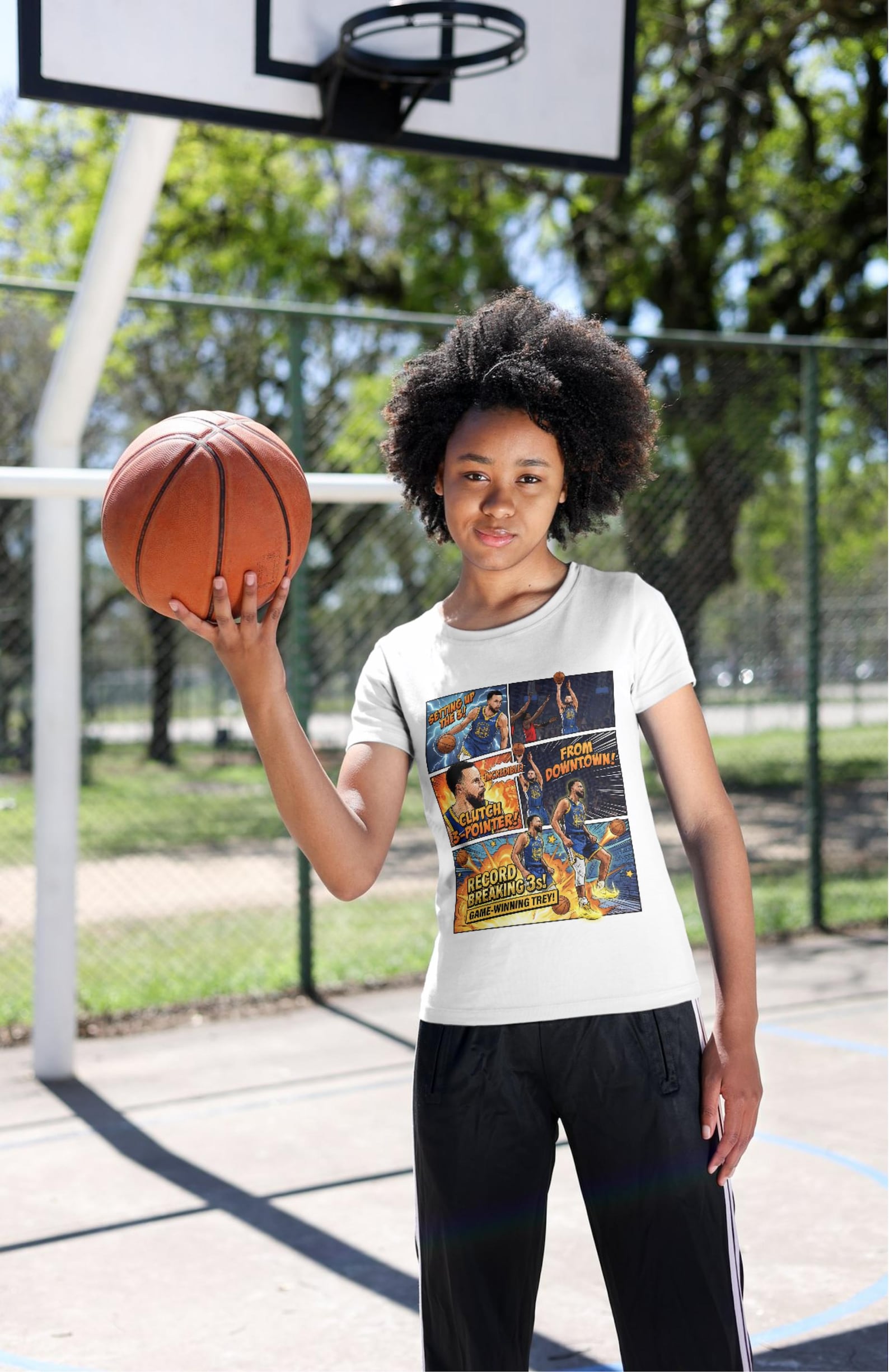 Steph Curry Comic Book Poster, Golden State Basketball Art (digital ...