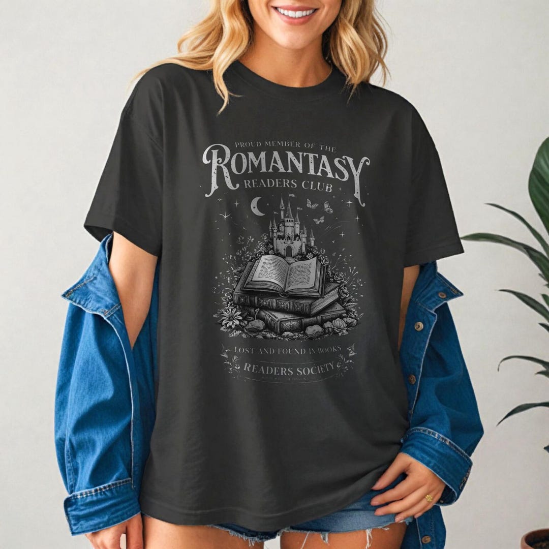 Romantasy Shirt, Romantasy Readers Club T Shirt, Fantasy Romance Book ...