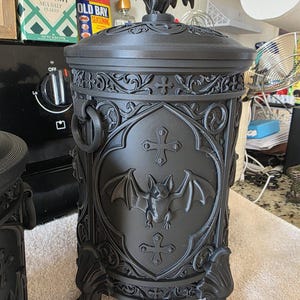 Dark Gothic Storage Canister Jar | Multiple Sizes Available - Etsy