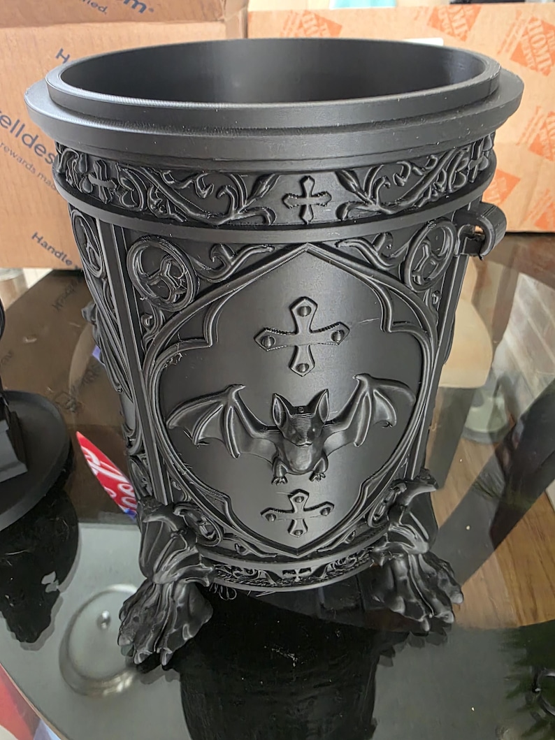 Dark Gothic Storage Canister Jar | Multiple Sizes Available - Etsy