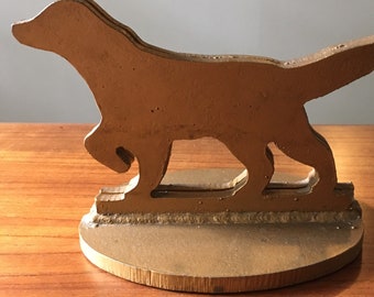 Golden Retriever Dog Bookends - Etsy