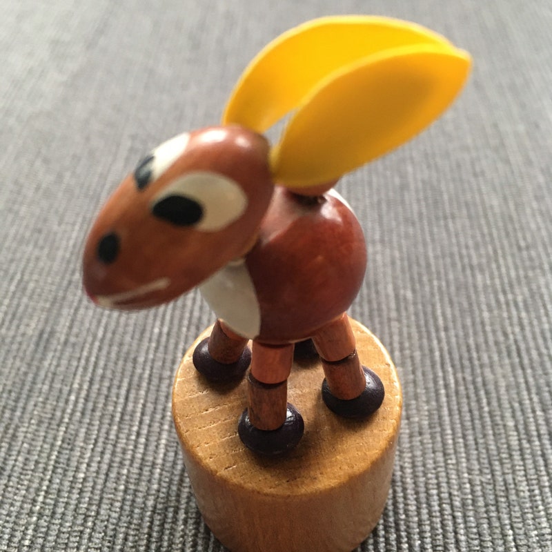 Vintage Collapsable Push Toy - Etsy