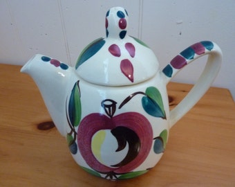 1940s 1950s Vintage Hand Painted Purinton Cup & Saucer, Open Apple ...