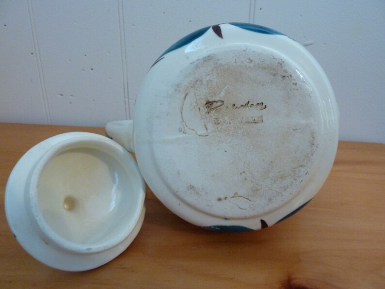 Purinton Slip Ware Pottery Teapot - Etsy