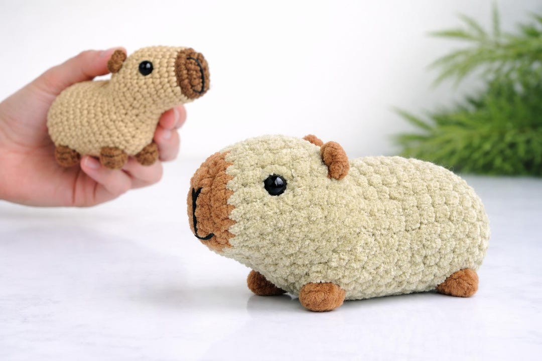 Capybara Crochet Pattern, Amigurumi Plush Toy PDF, Beginner Friendly ...