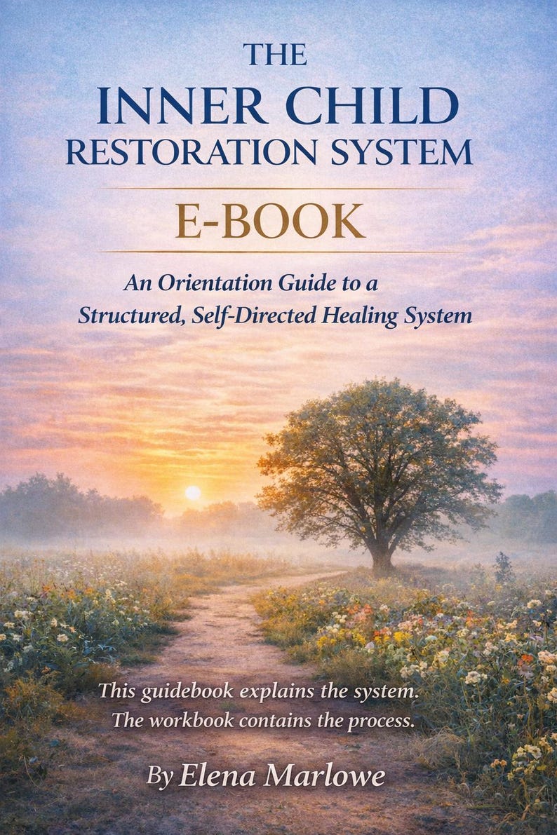 Inner Child Restoration System E-book | Trauma Healing Guide ...