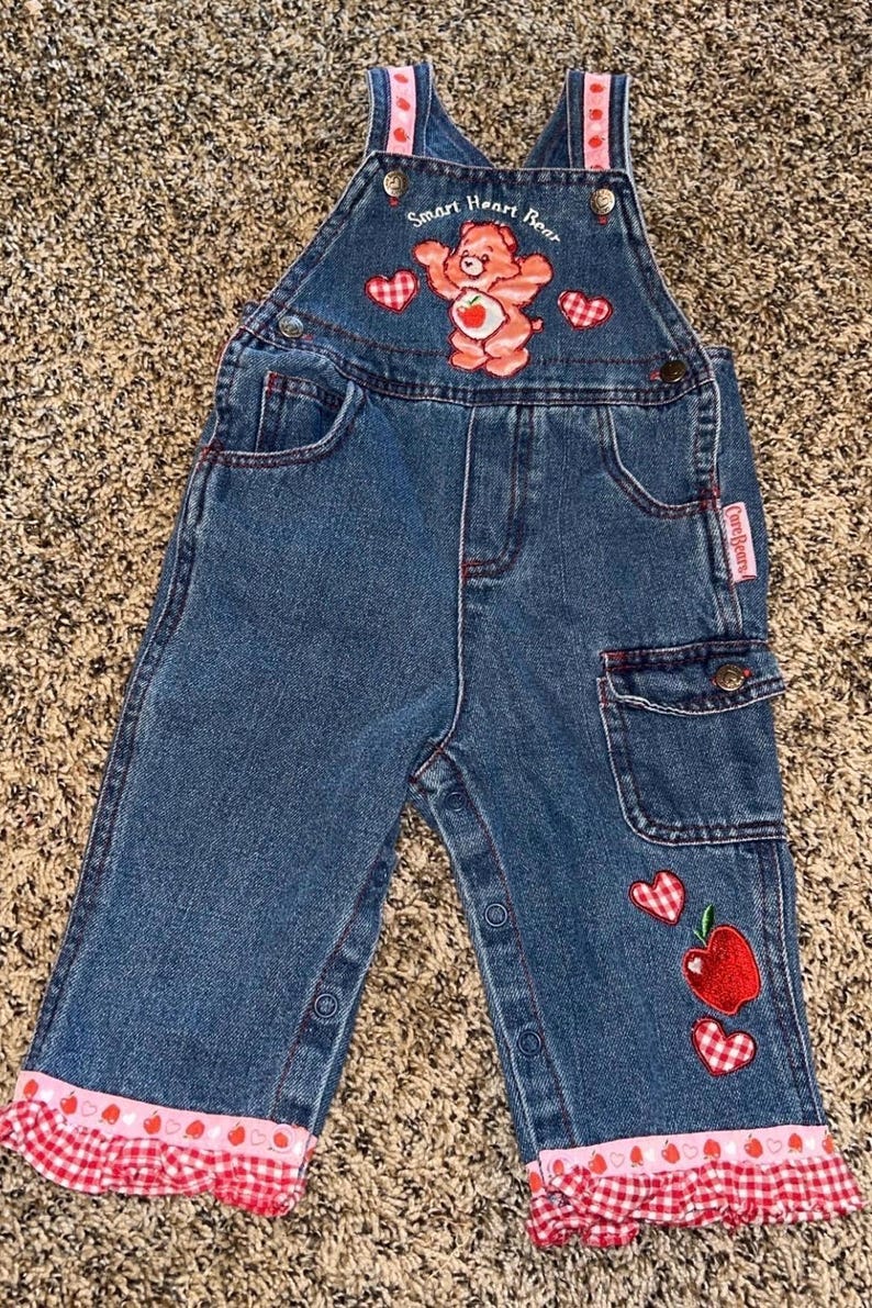 Vintage 2005 Care Bear Overalls Smart Heart Bear - Etsy
