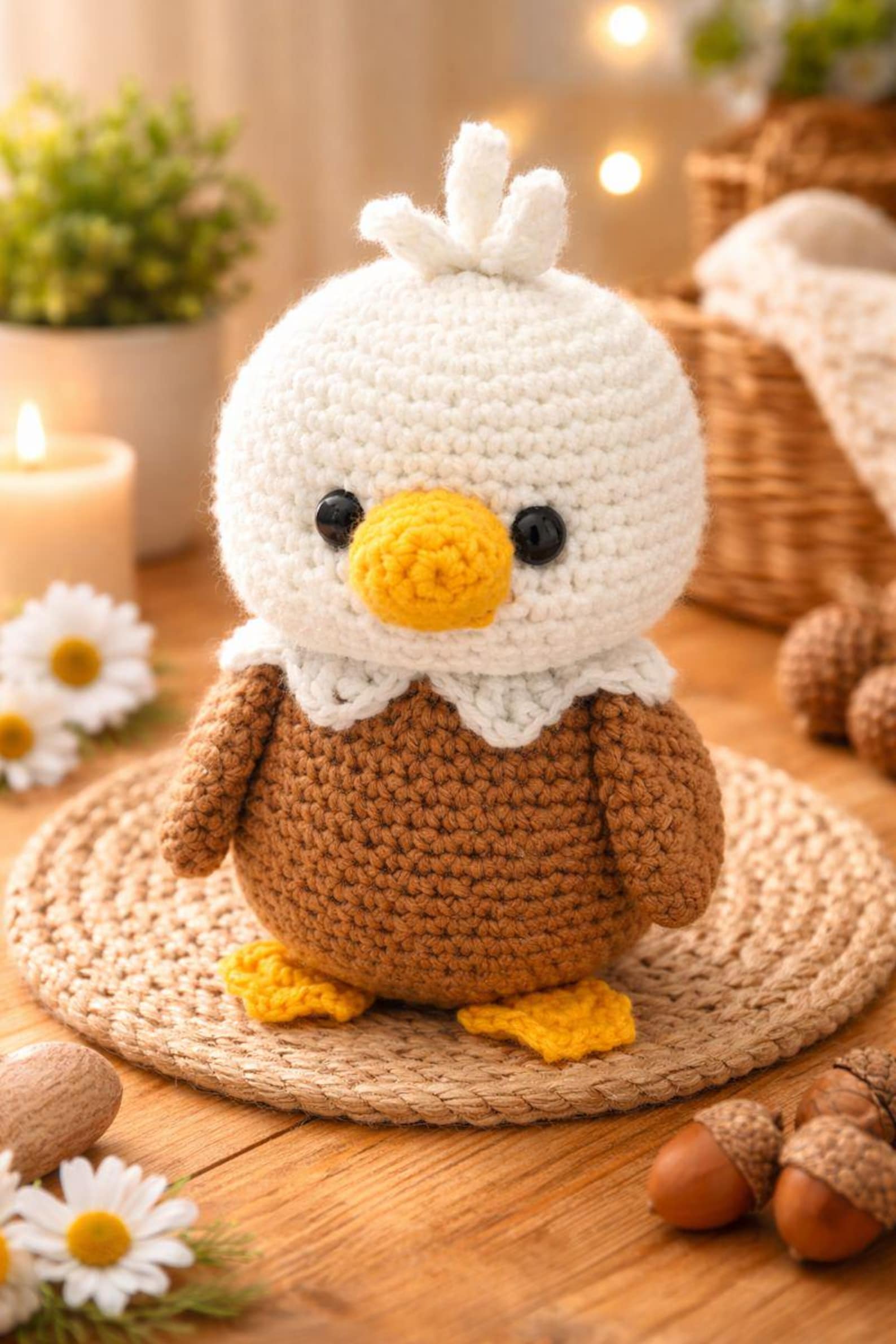 Bald Eagle Crochet Pattern PDF | Amigurumi Bird Tutorial | Easy Step by ...