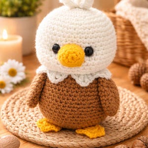 Bald Eagle Crochet Pattern PDF | Amigurumi Bird Tutorial | Easy Step by ...