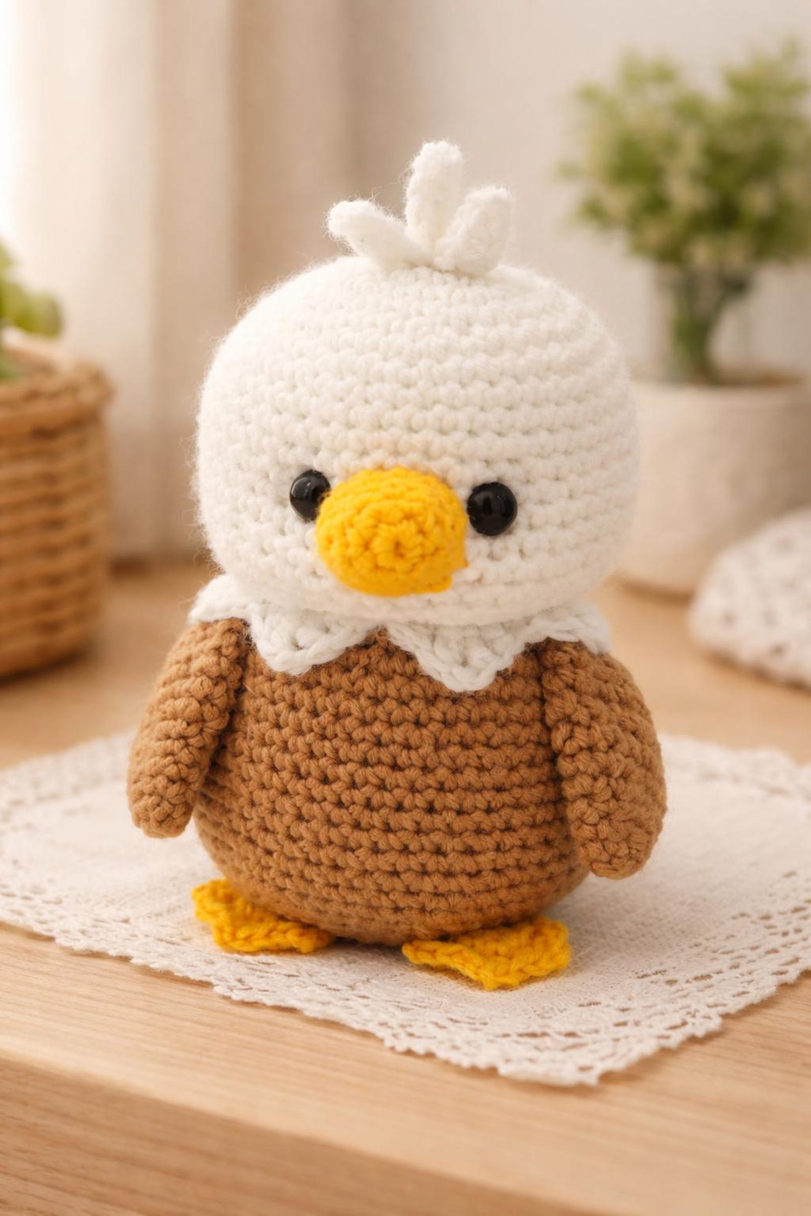 Bald Eagle Crochet Pattern PDF | Amigurumi Bird Tutorial | Easy Step by ...
