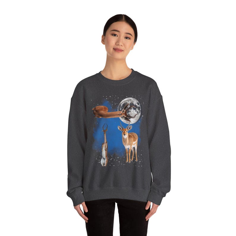 Gerenuk Moon Phase Shirt, Long Neck Antelope Wildlife Tee, Safari ...