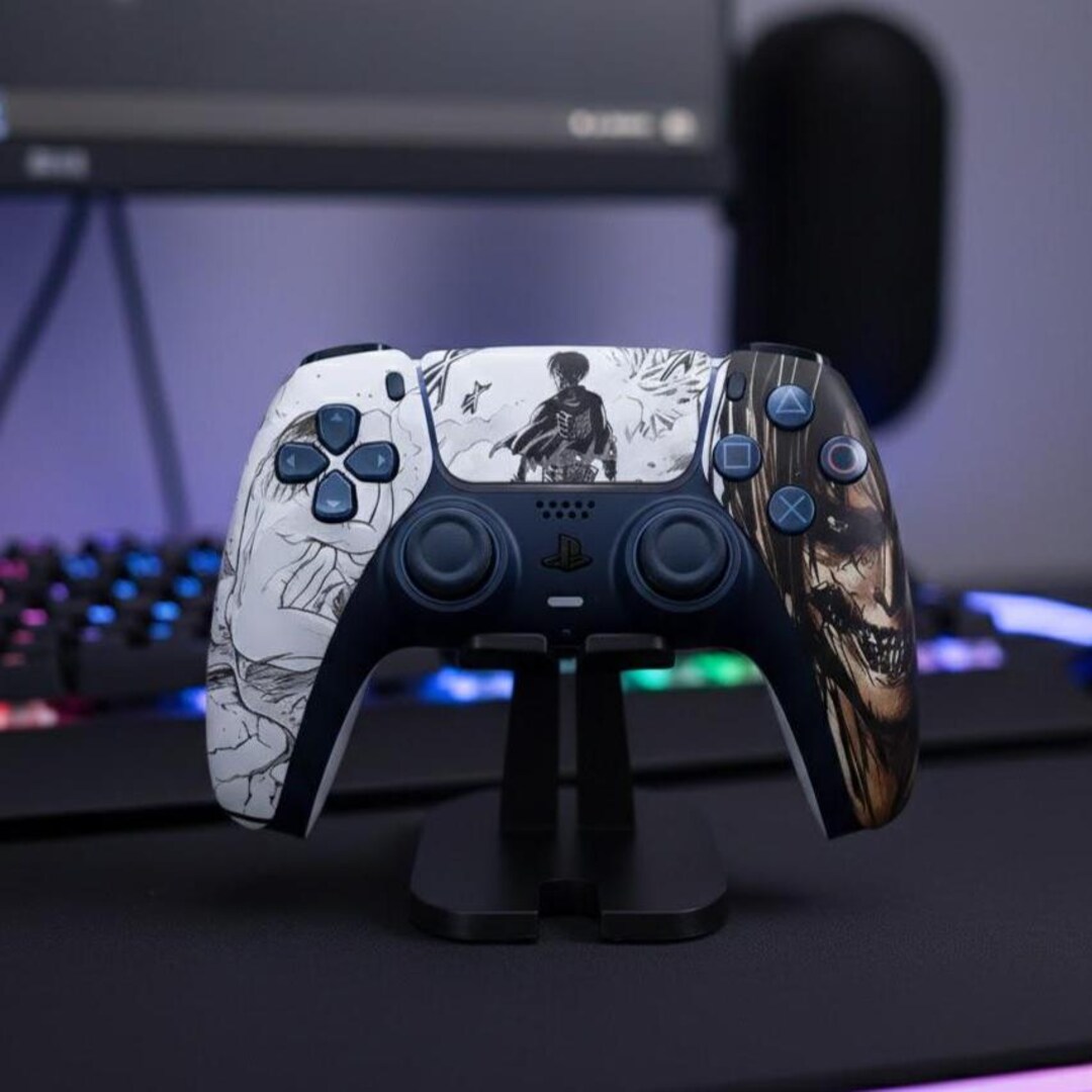 Attack on Titan CUSTOM PS5 Controller | Eren Titan Form Dualsense ...