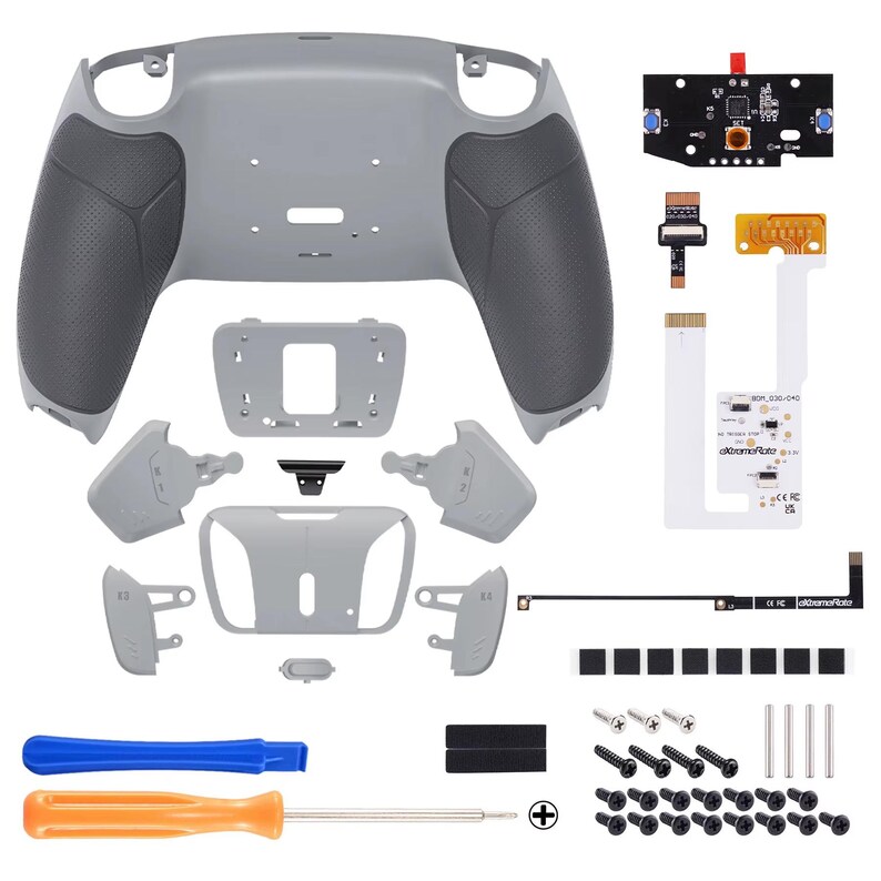 PS5 Dualsense Controller, Retro Gray, Classic PS1 Look (custom Painted ...