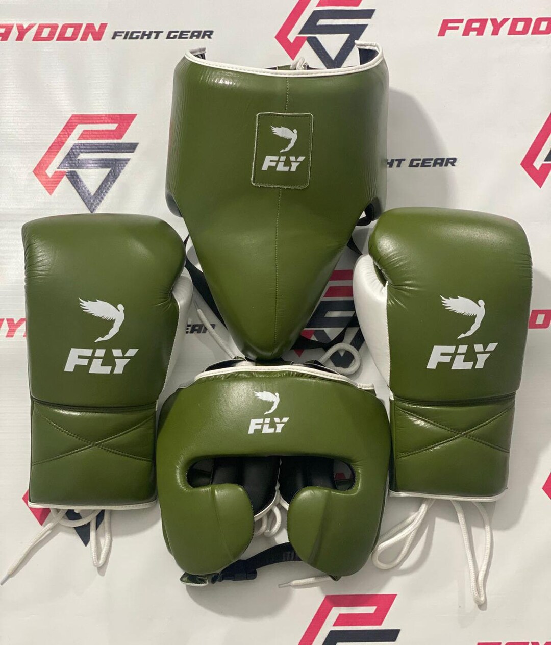 Fly Boxing Sparring Set | Gloves, Headgear & Groin Guard | Fighting ...