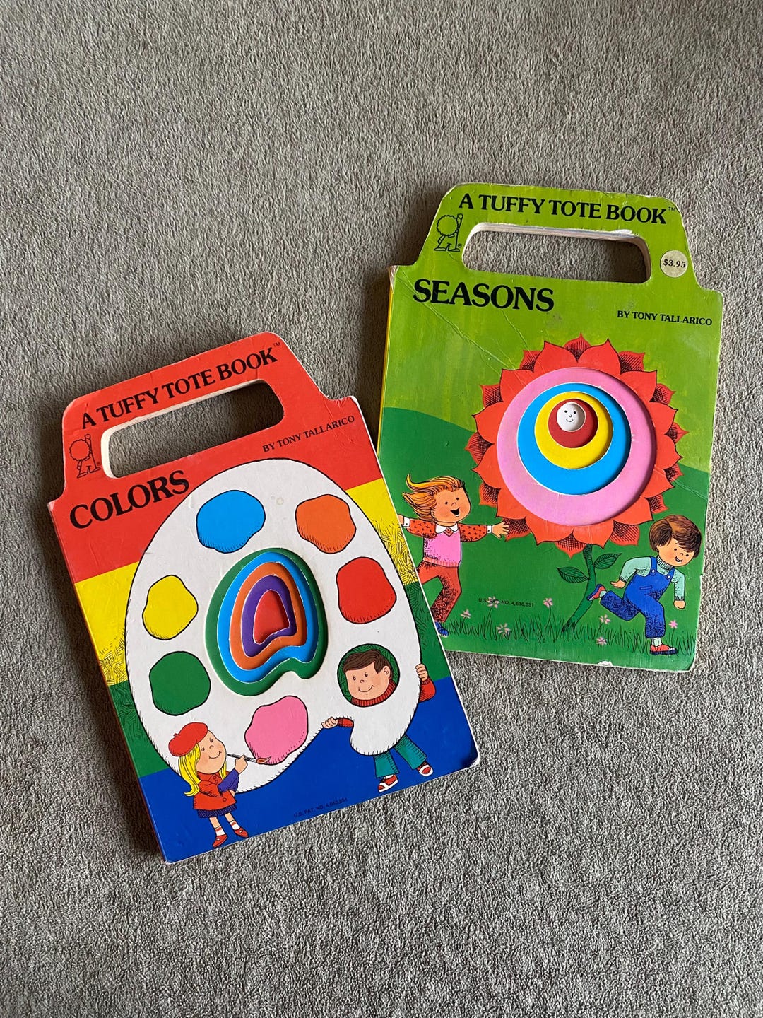 Vintage 1982 Tuffy Tote Books Set “colors & Seasons” | Retro Children’s ...
