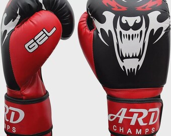 Skull Boxing Gloves – Synthetic Leather Training, Sparring, MMA - Etsy