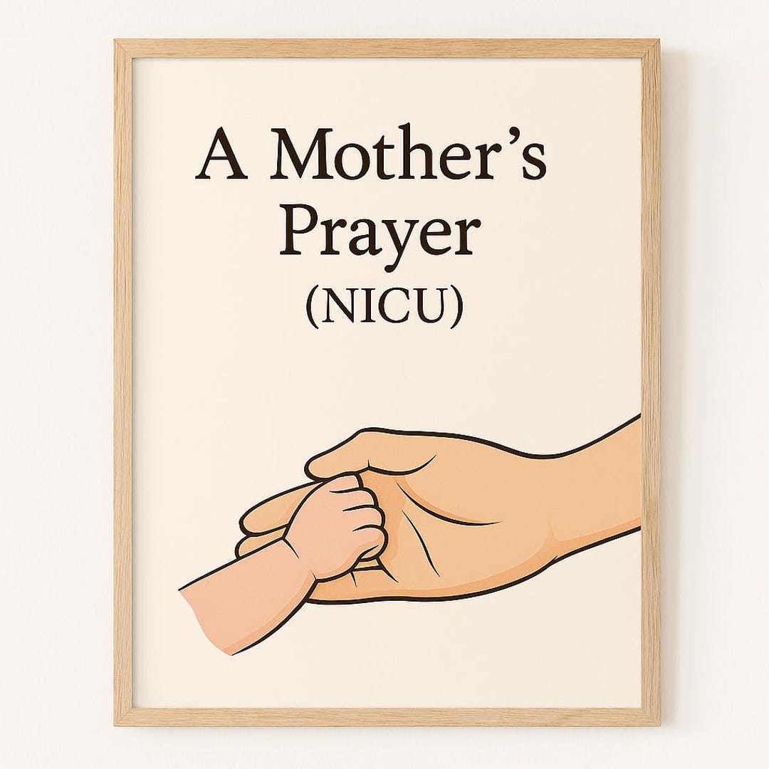 NICU Baby Girl Poem Print – Mother's Prayer Gift (digital Download) - Etsy