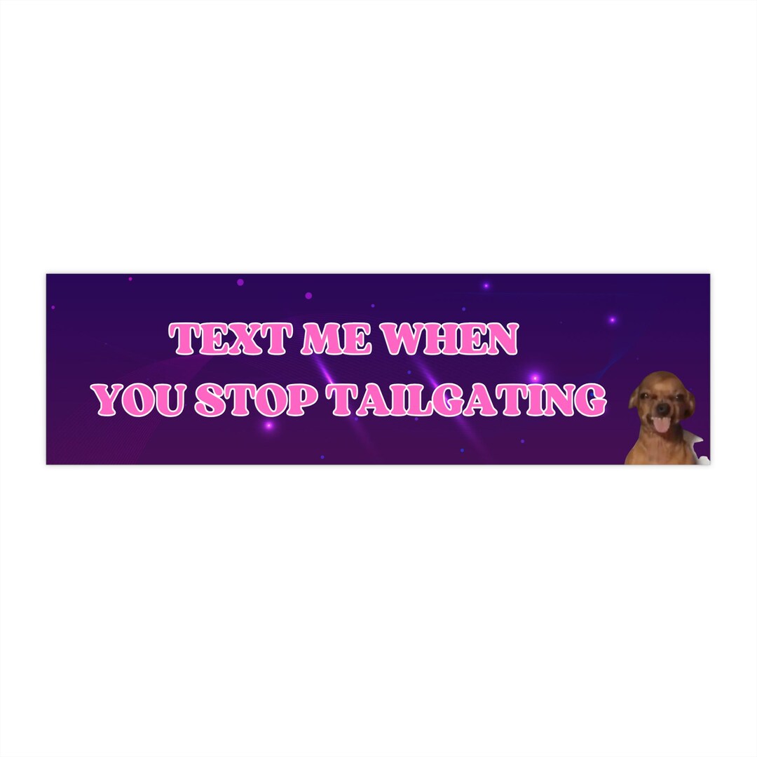 Funny Meme Bumper Sticker Car Humor Gift - Etsy