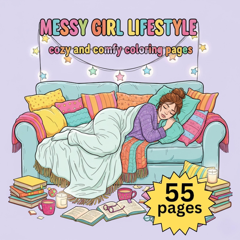 Clean girl coloring pages - Etsy France