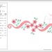 Branch Flower Machine Embroidery Design: Floral Leaf Border (digital ...