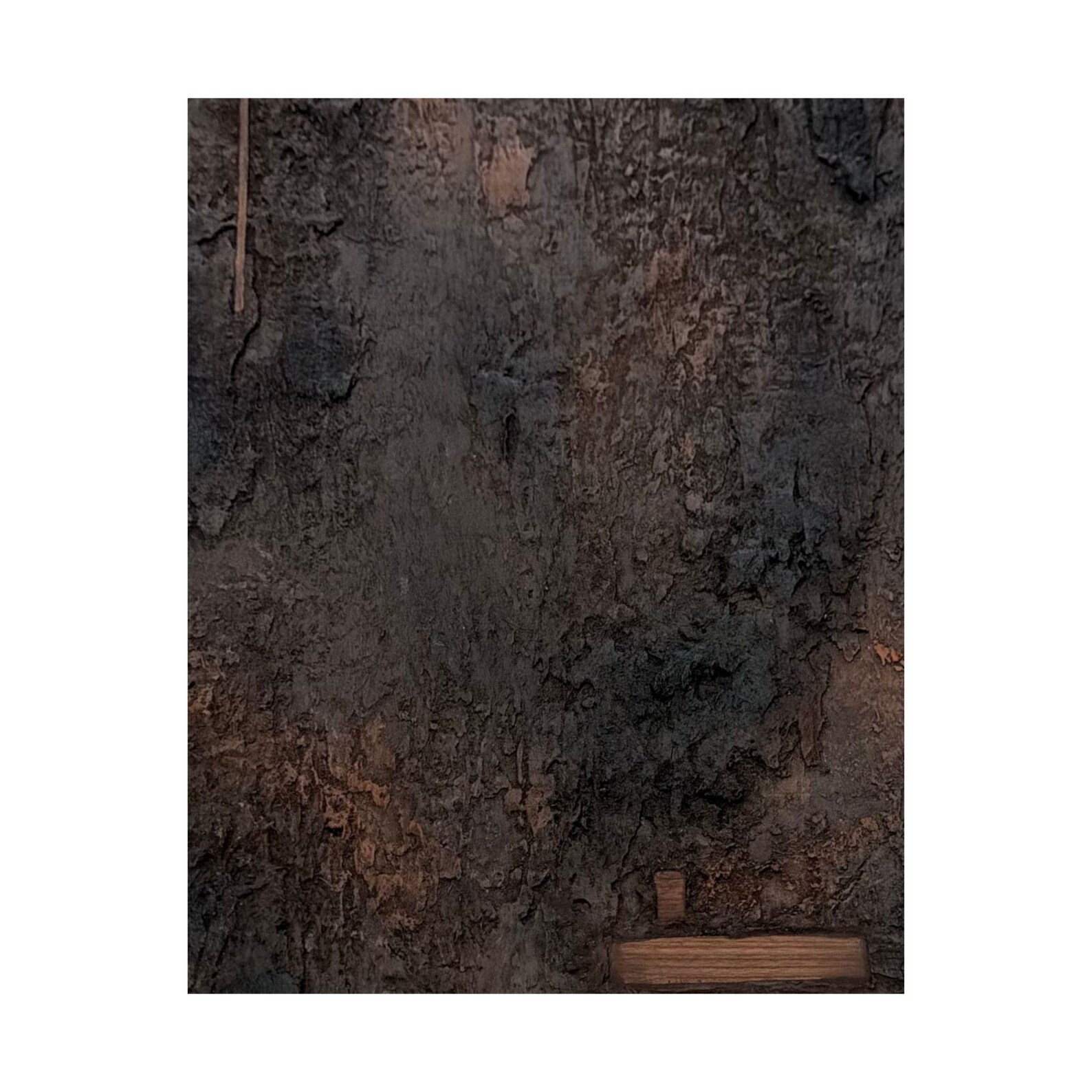 Burnt | Charred Field Texture Matte Vertical Poster | Burnt Wood ...