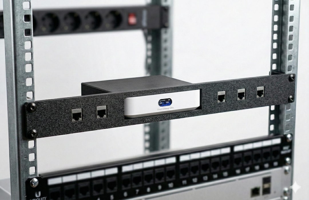 19" Rack Mount for Ubiquiti Cloud Gateway Ultra (ucg-ultra) | 1U ...