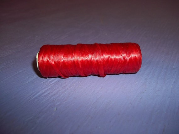 Real Red Artificial Animal Part Sinew String Thread Craft | Etsy