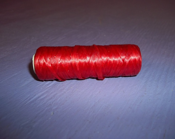 Real Red Artificial Animal Part Sinew String Thread Craft Supply - Etsy